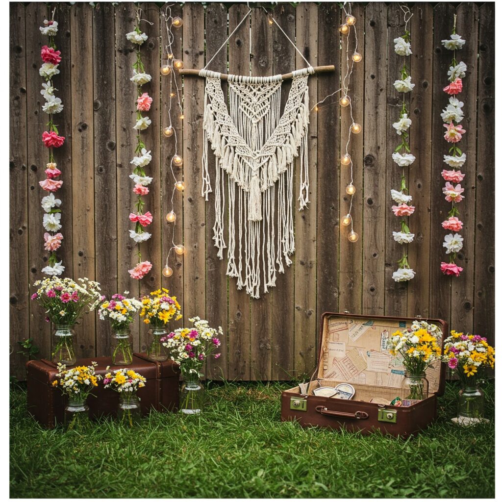 10 Easy Backdrop Ideas DIY for Stunning Wedding Photos on a Budget - Panahh
